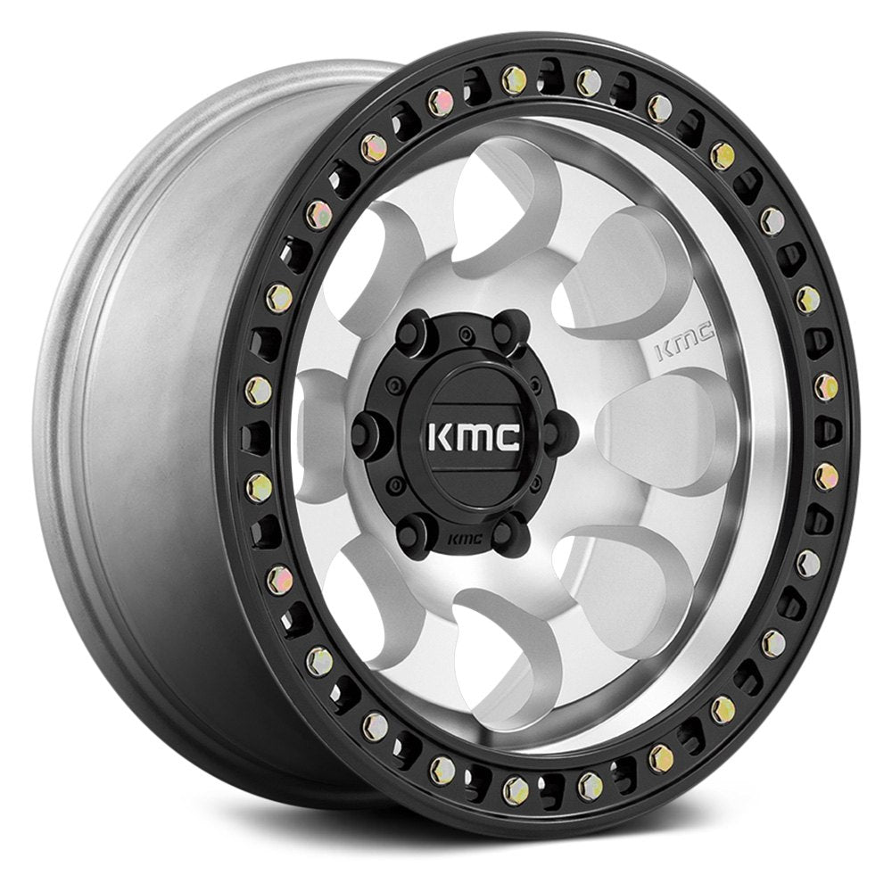 KMC WHEELS - KM550 Riot SBL Machined / Satin Black Lip – Tire Guys Online
